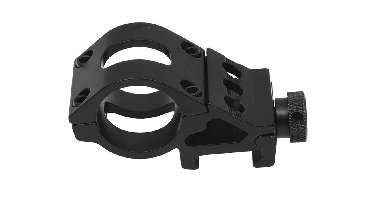 Gun Torch QD Off-set 25.4mm Picatinny Flashlight Torch Mount - Guns R Us