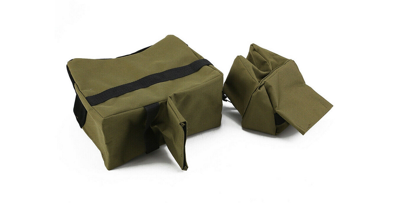 Rifle Gun Bench Rest Front & Rear Sand Bags Kit - Guns R Us