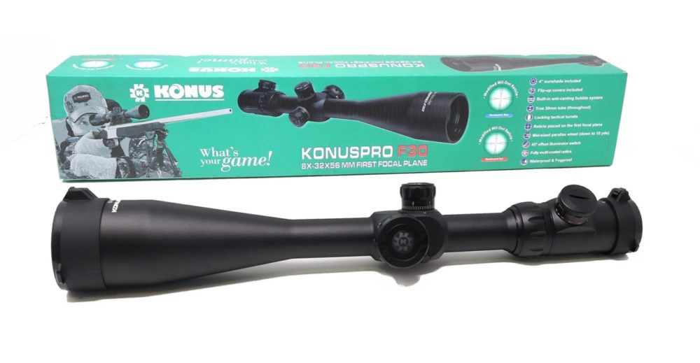 Konus Pro F30 8-32x56 SF IR FFP 30mm Scope Inc 11mm Mounts - Guns R Us