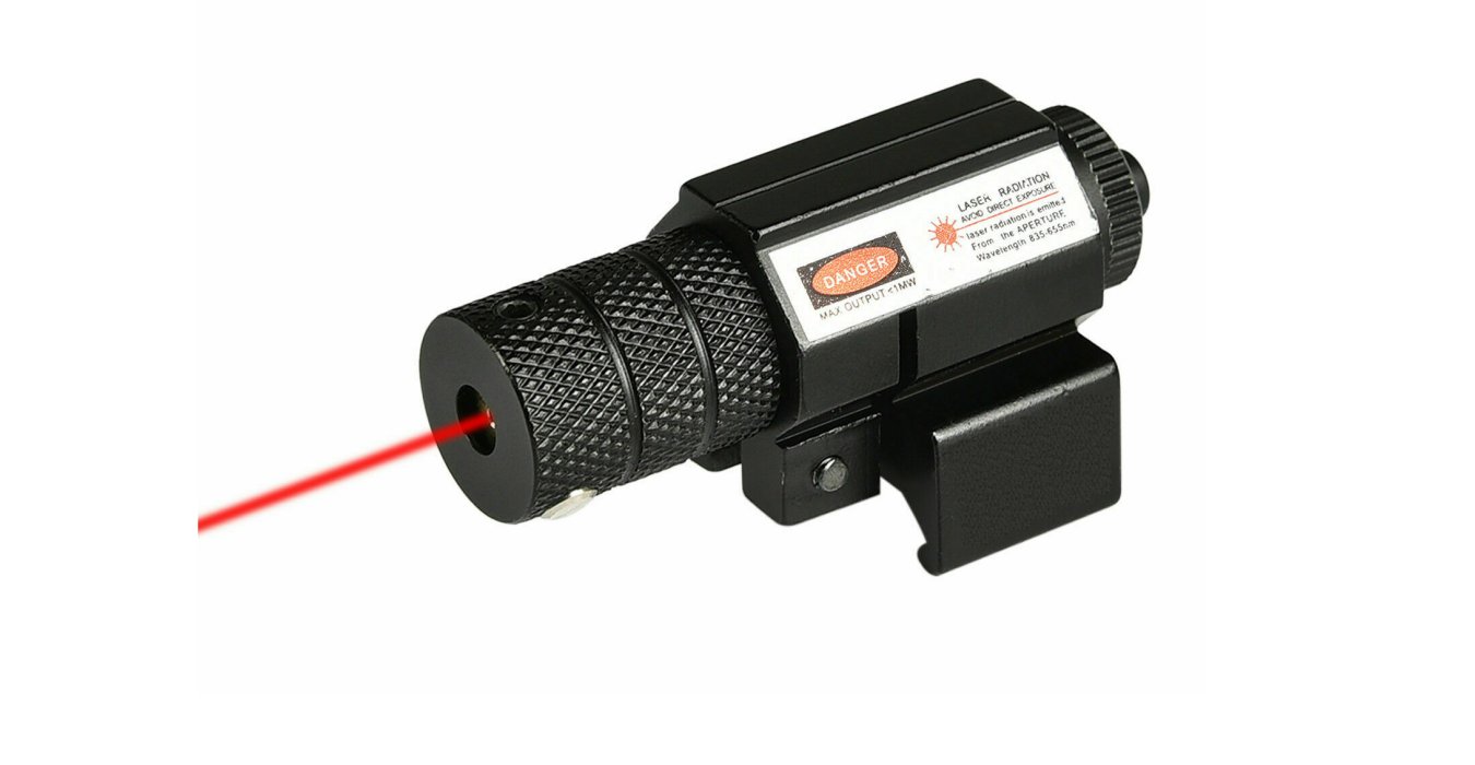 Red Dot Laser Sight for 20mm Picatinny Pistol Mount Standard 1MW - Guns ...