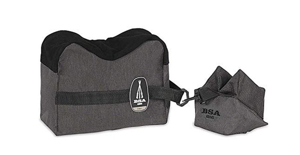 BSA Rifle Gun Bench Rest Front & Rear Sand Bags Kit - Guns R Us